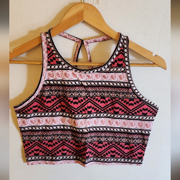 Charlotte Russe | Tops | Aztec Crop Top | Poshmark